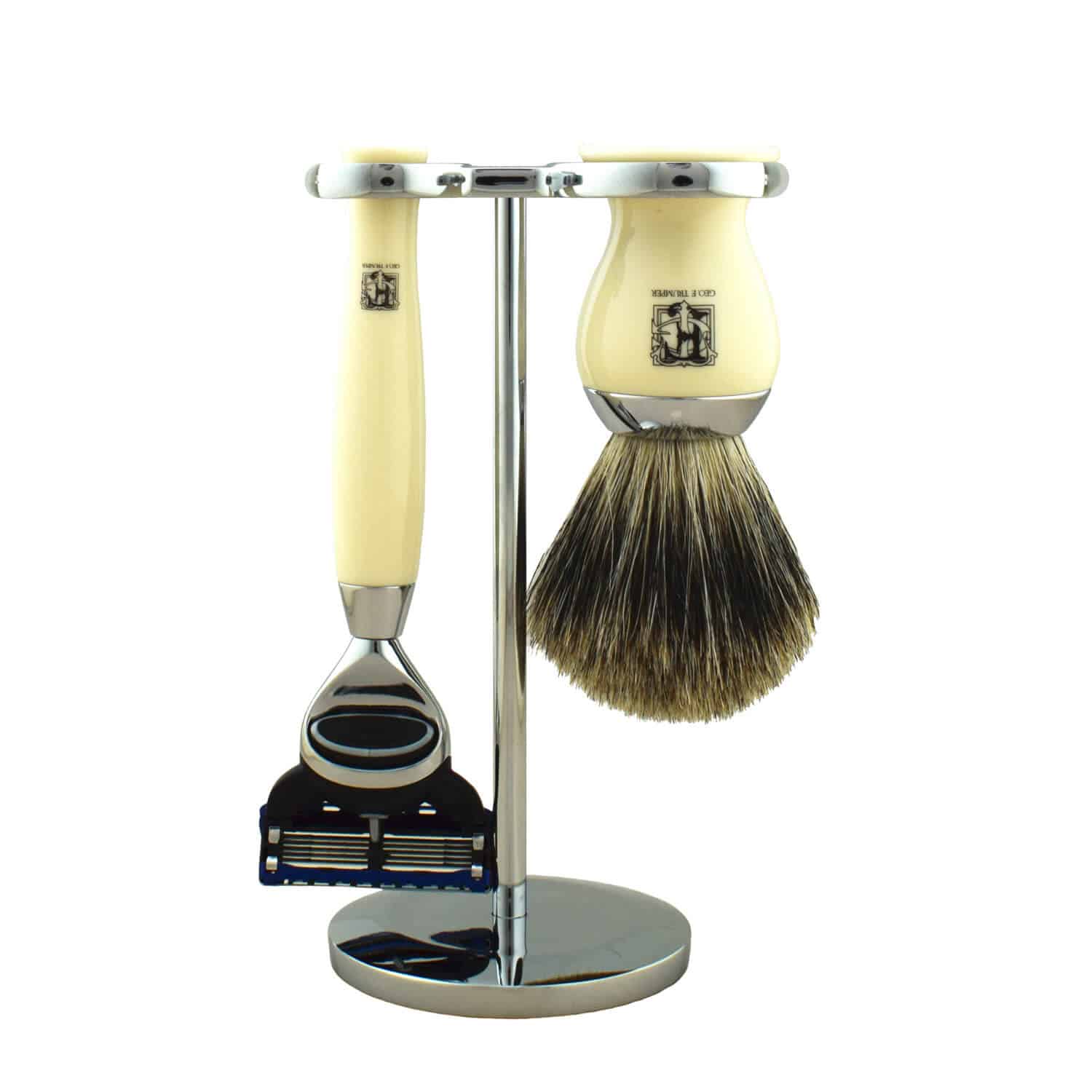 Simulated Ivory PB Shaving Set | Luxury Mens Shaving Products | Mens ...